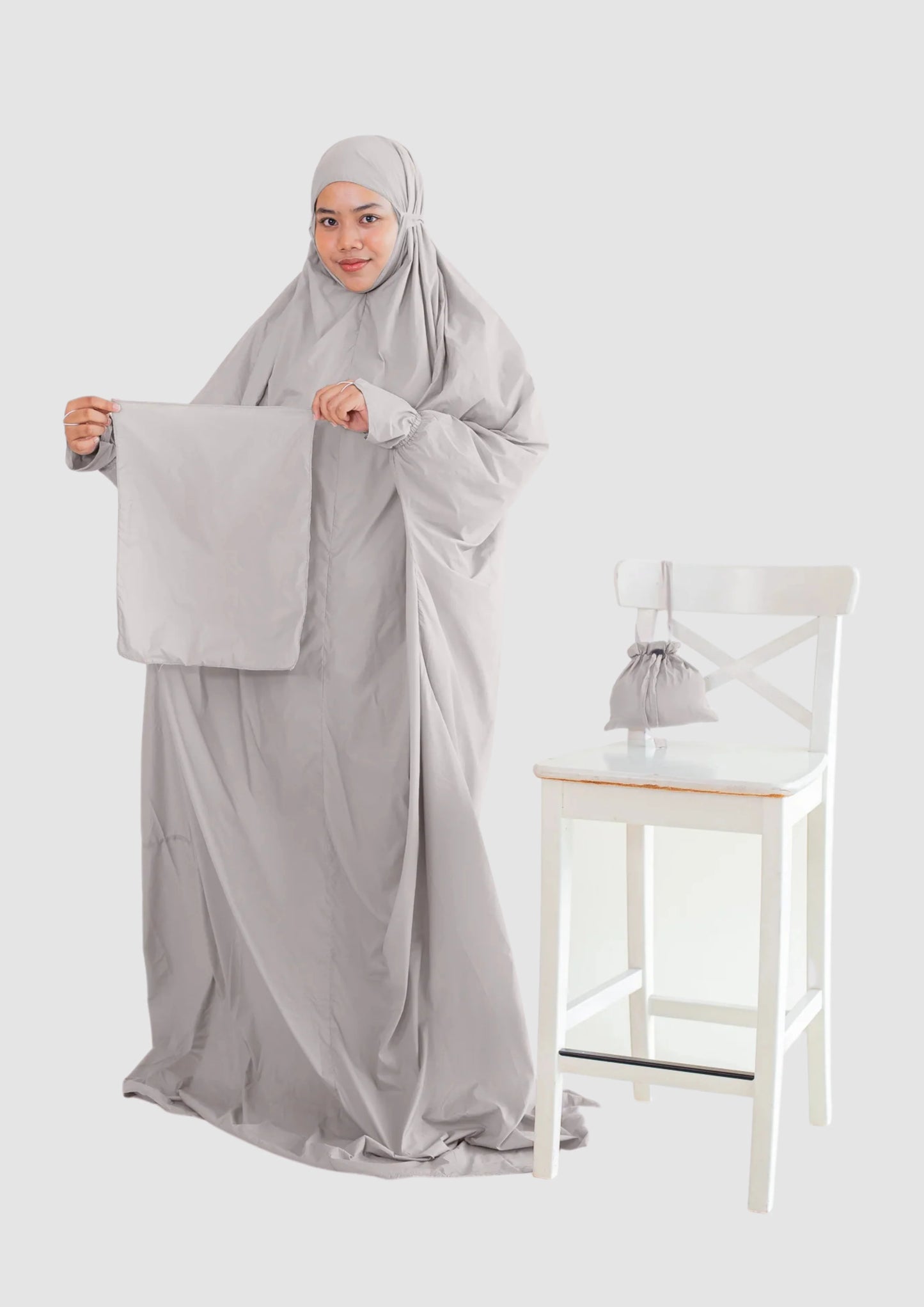 Zaahara Travel Prayer Clothes — 1-Piece Abaya – My Little Library NZ