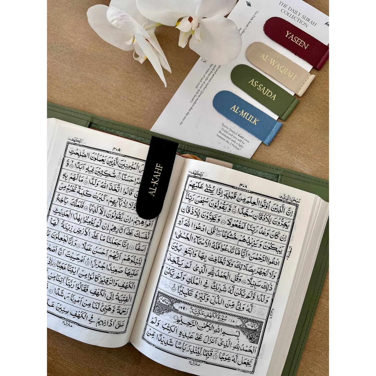 Handmade Leather Surah Markers – My Little Library NZ